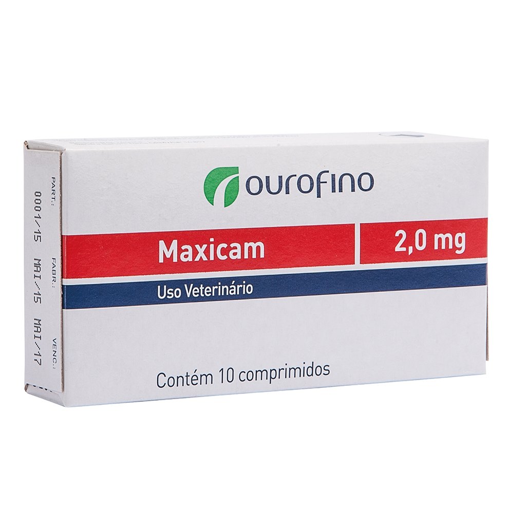 Anti-inflamatório Maxicam 2,0mg 10 Comprimidos Cartela